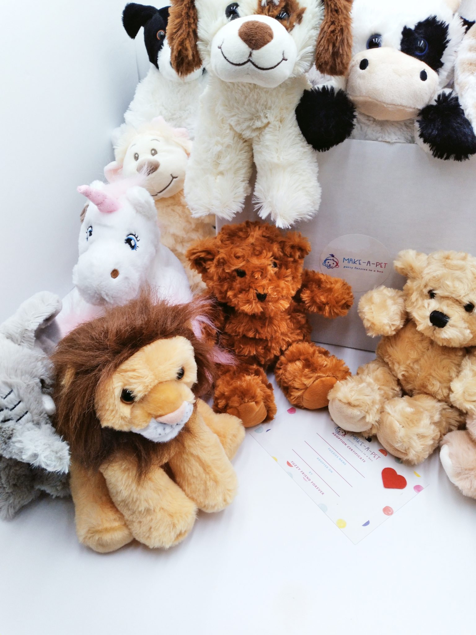 Unstuffed Plush Animals Kit