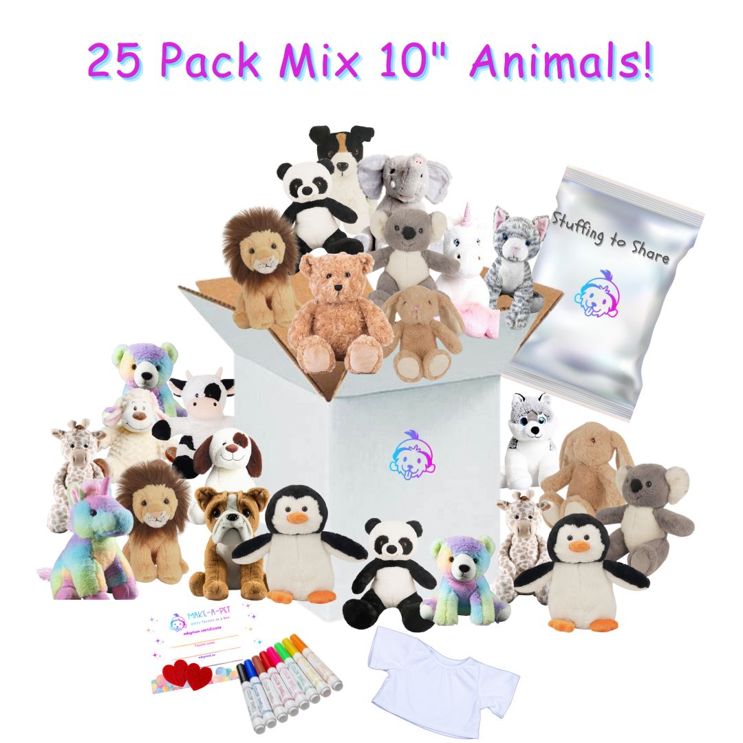 Unstuffed Plush Animal Kits