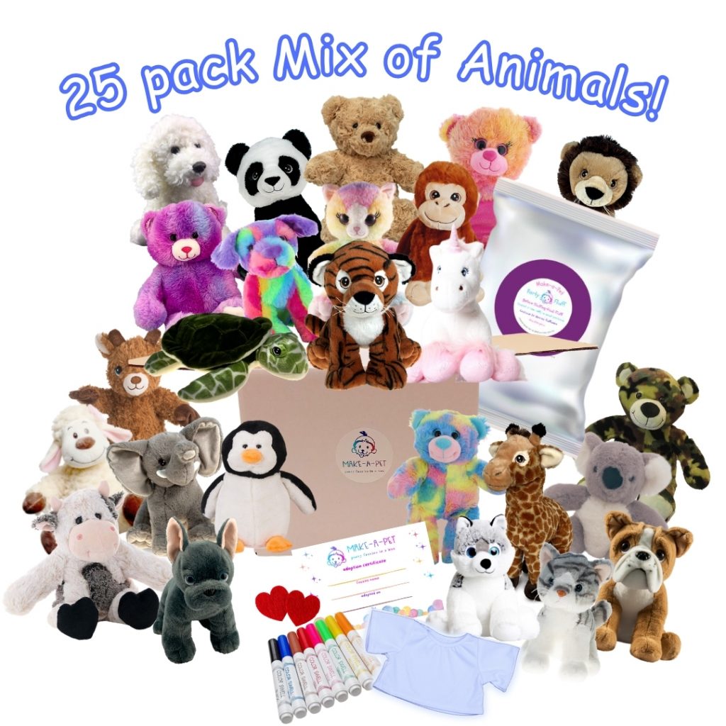 Unstuffed Plush Animals Kit